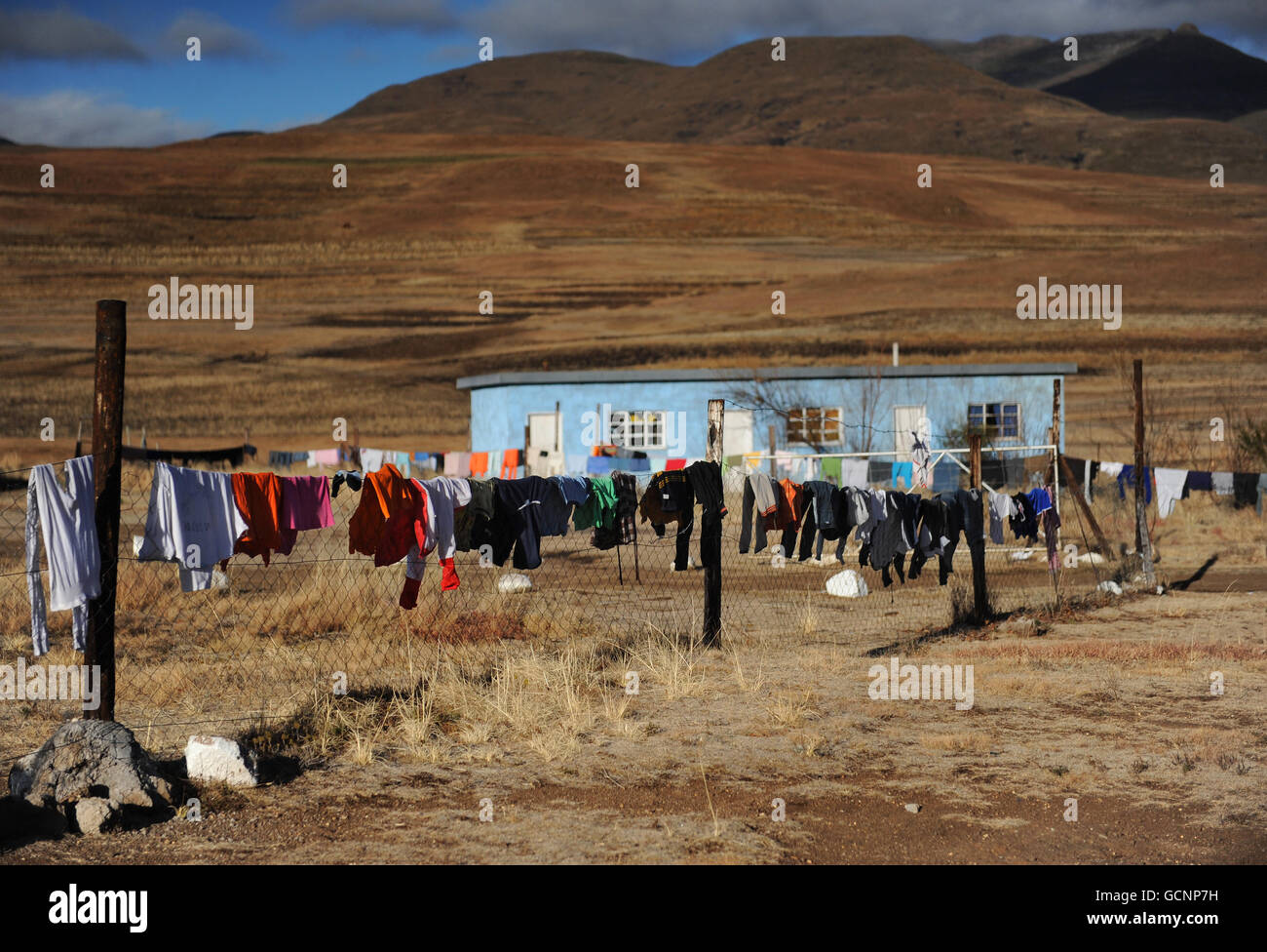 A children's orphanage in the mountains near Semongkong, Lesotho Stock ...