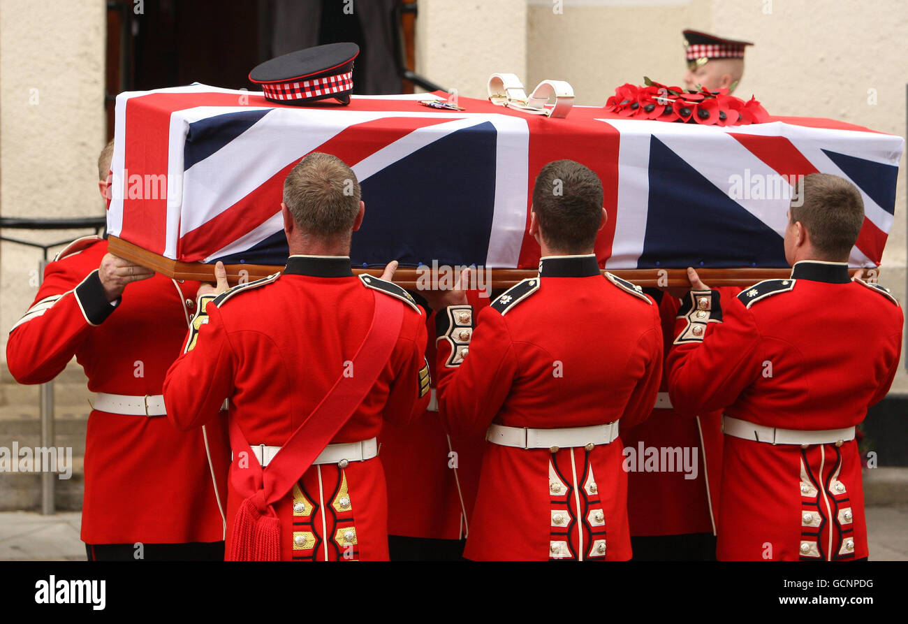 Lance sergeant dale mccallum funeral hi-res stock photography and ...