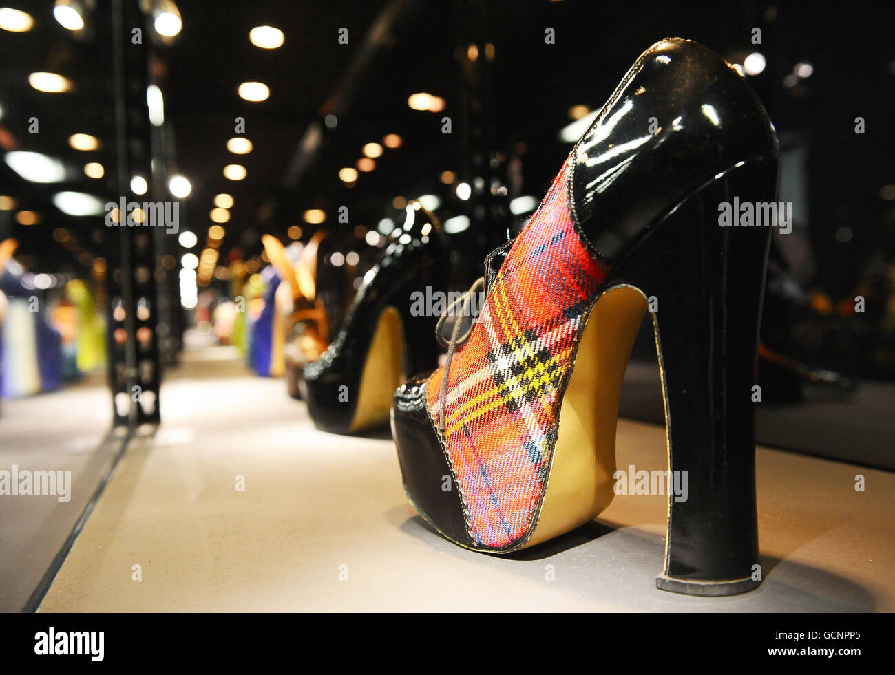 Westwood shoe exhibition Stock Photo - Alamy