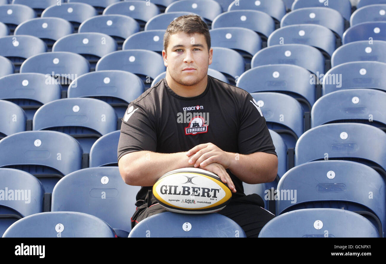 Rugby Union - Edinburgh Rugby Squad Announcement - Murrayfield ...