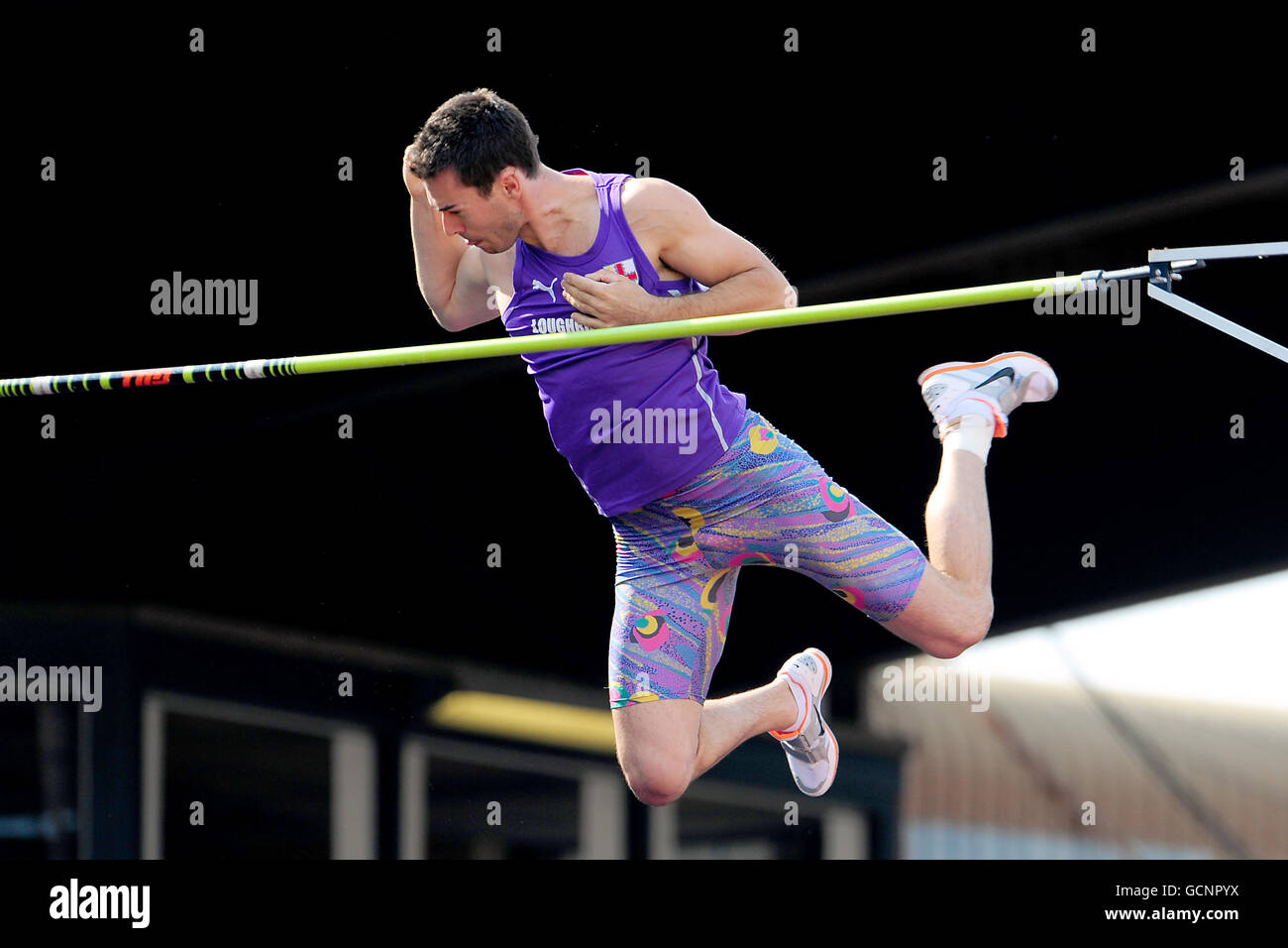 Paul walker during the mens pole vault hi-res stock photography and ...