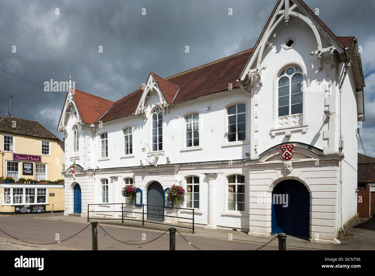 The Victorian fire station, now the town hall, Wotton-under-Edge, South ...