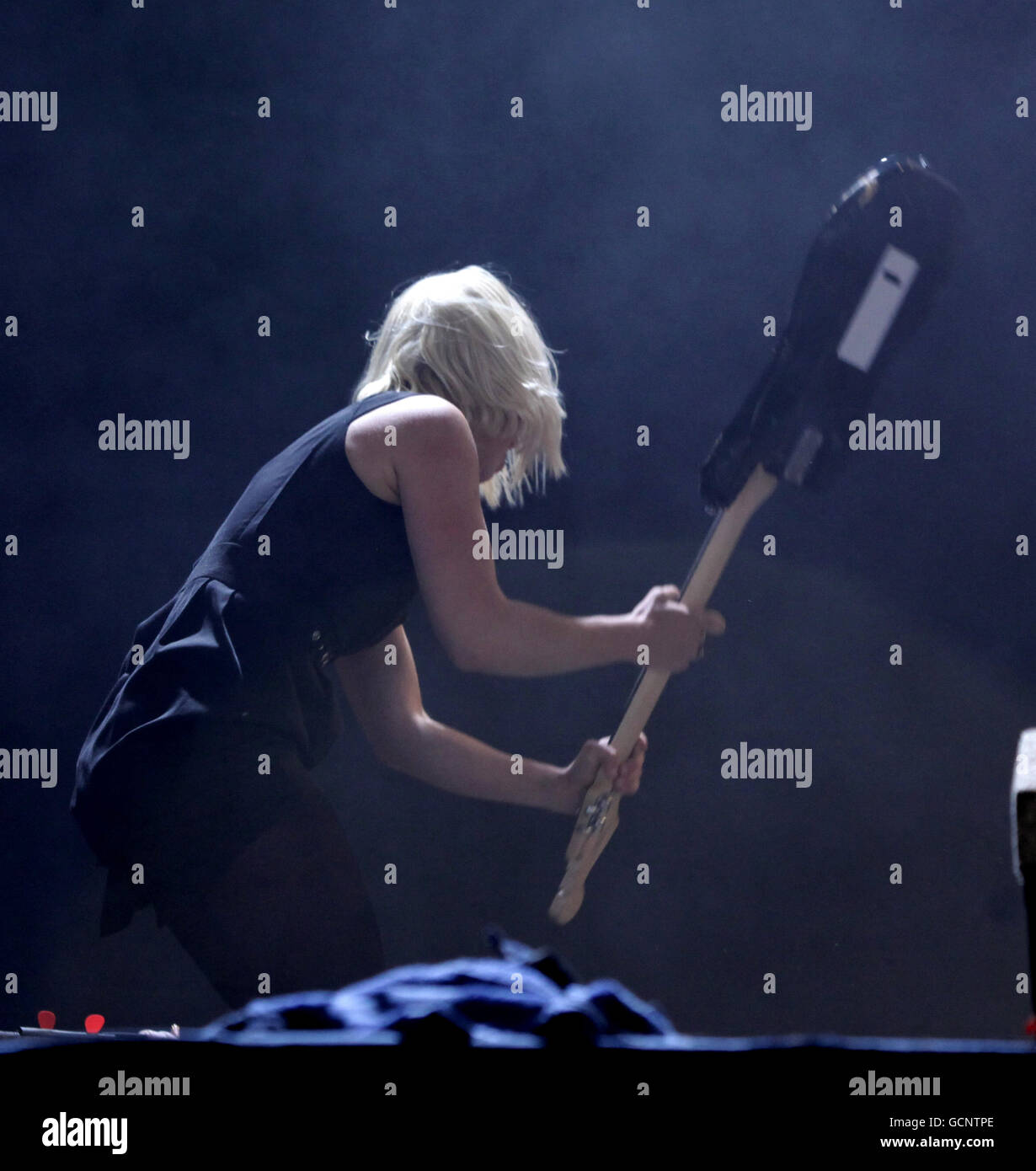 Ritzy Bryan of The Joy Formidable performing on the NME Radio 1 Stage ...