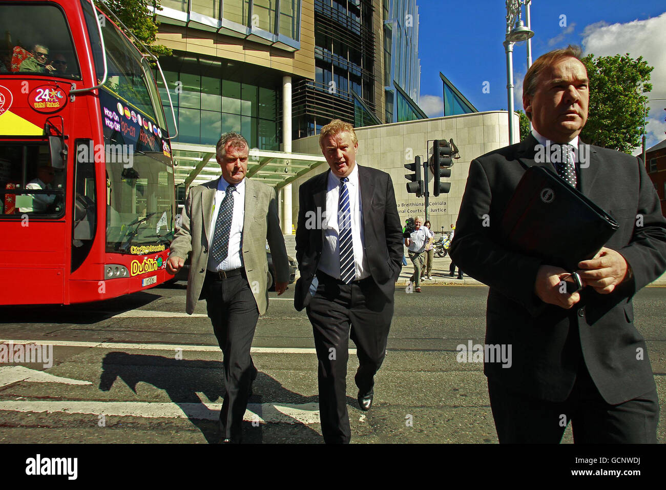 Investigating Gardai (left to right) Detective Sergeant Dan Callaghan ...
