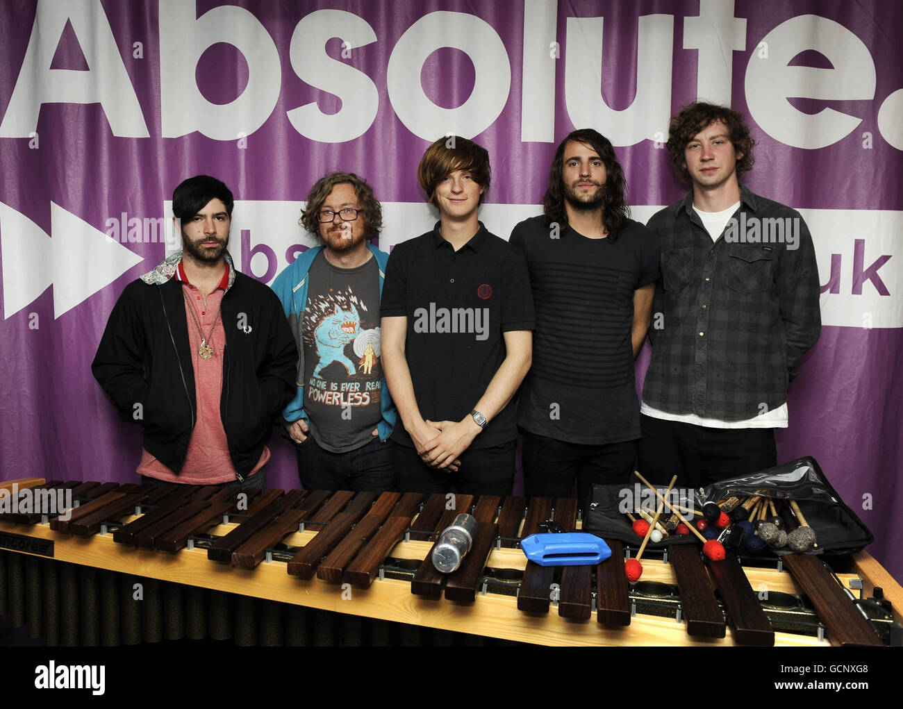 Foals at Absolute Radio - London Stock Photo - Alamy