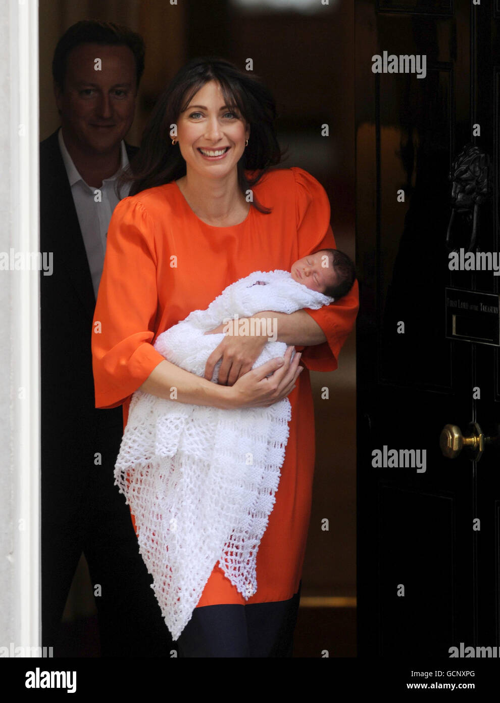 Cameron's new baby Stock Photo - Alamy