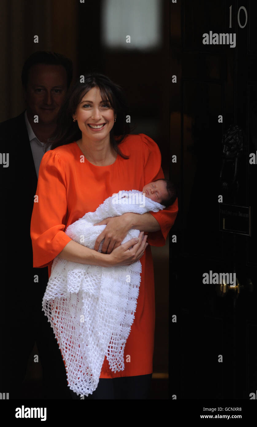 Cameron's new baby Stock Photo - Alamy