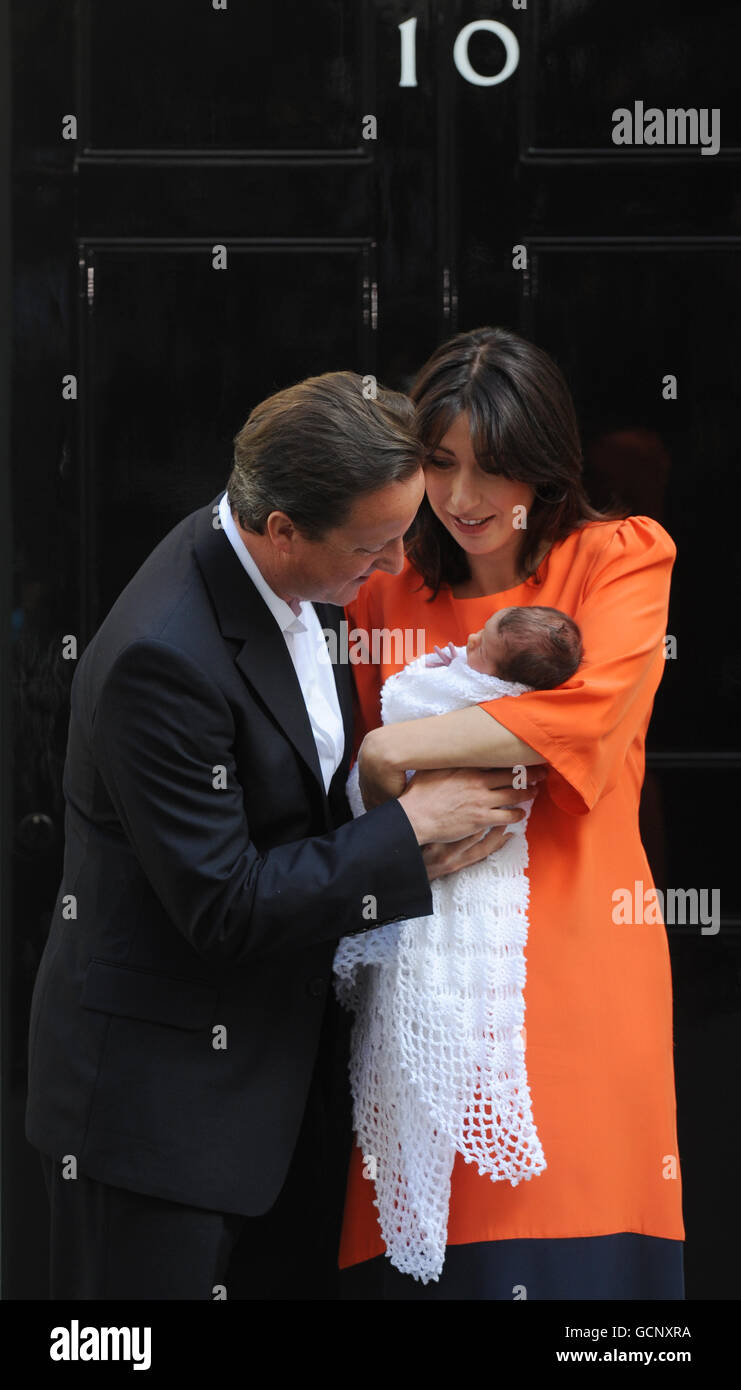 Cameron's new baby Stock Photo - Alamy