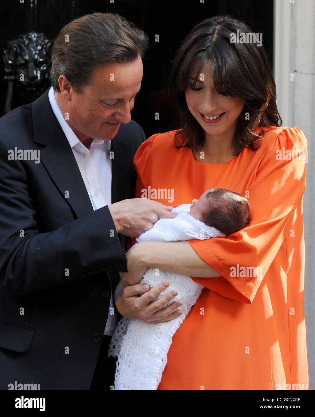 Cameron's new baby Stock Photo - Alamy