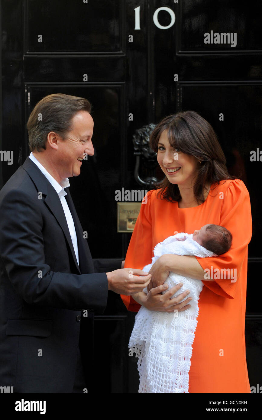 Cameron's new baby Stock Photo - Alamy