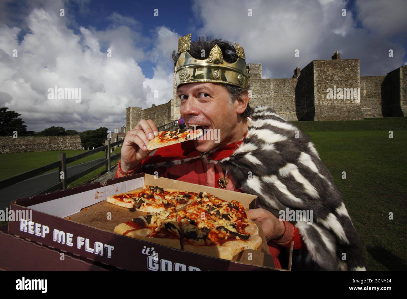 Medieval Pizza at Dover Castle Stock Photo - Alamy