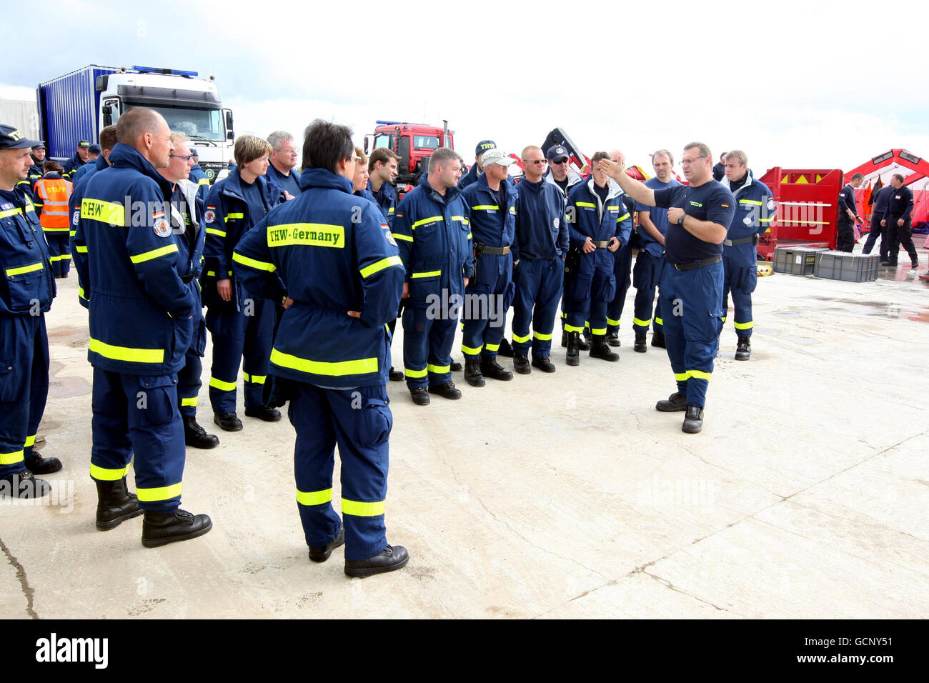 Fire exercise fire exercise general view gv mangdm hi-res stock ...