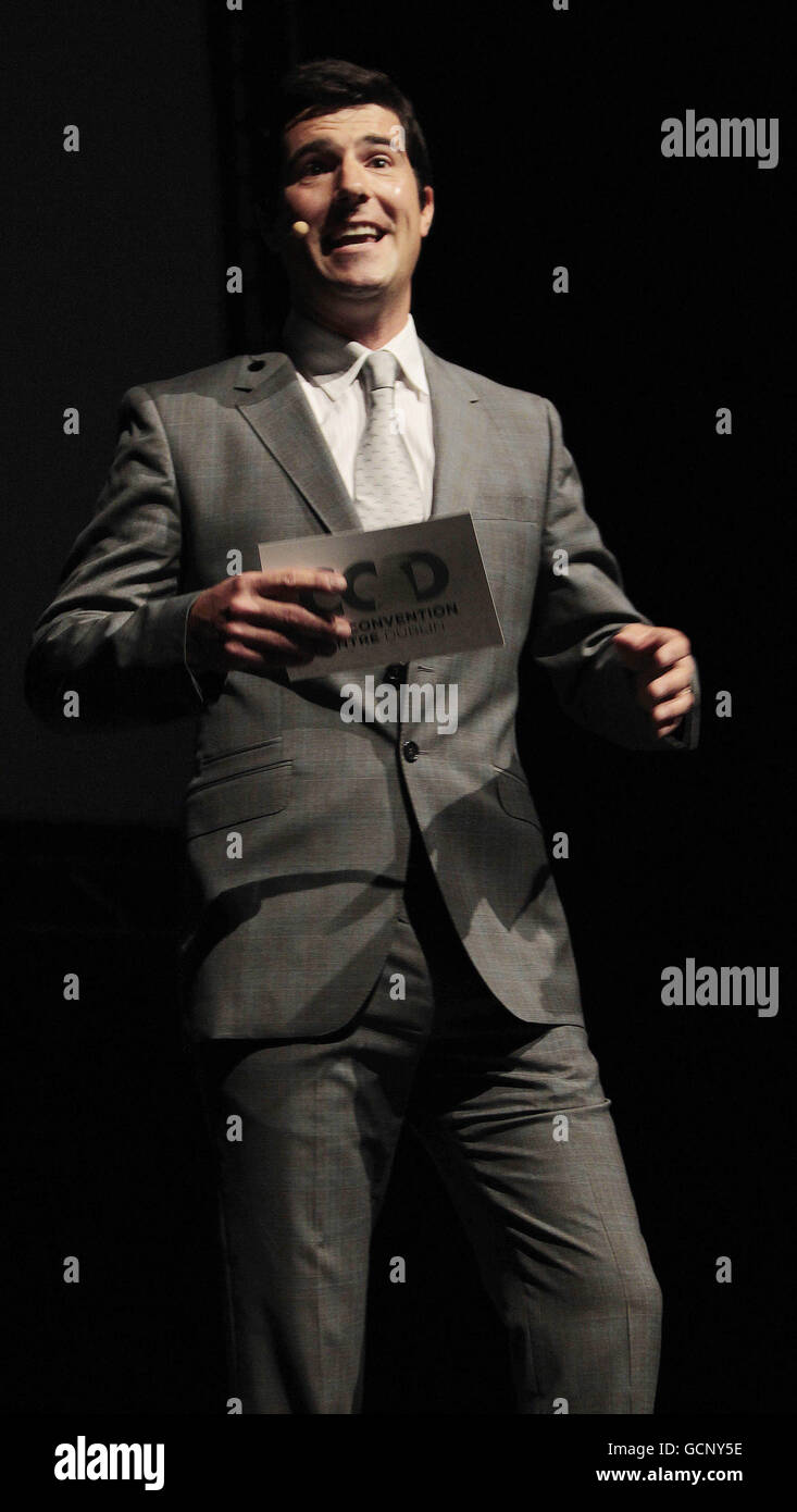 Television presenter Craig Doyle compares the opening of the new ...