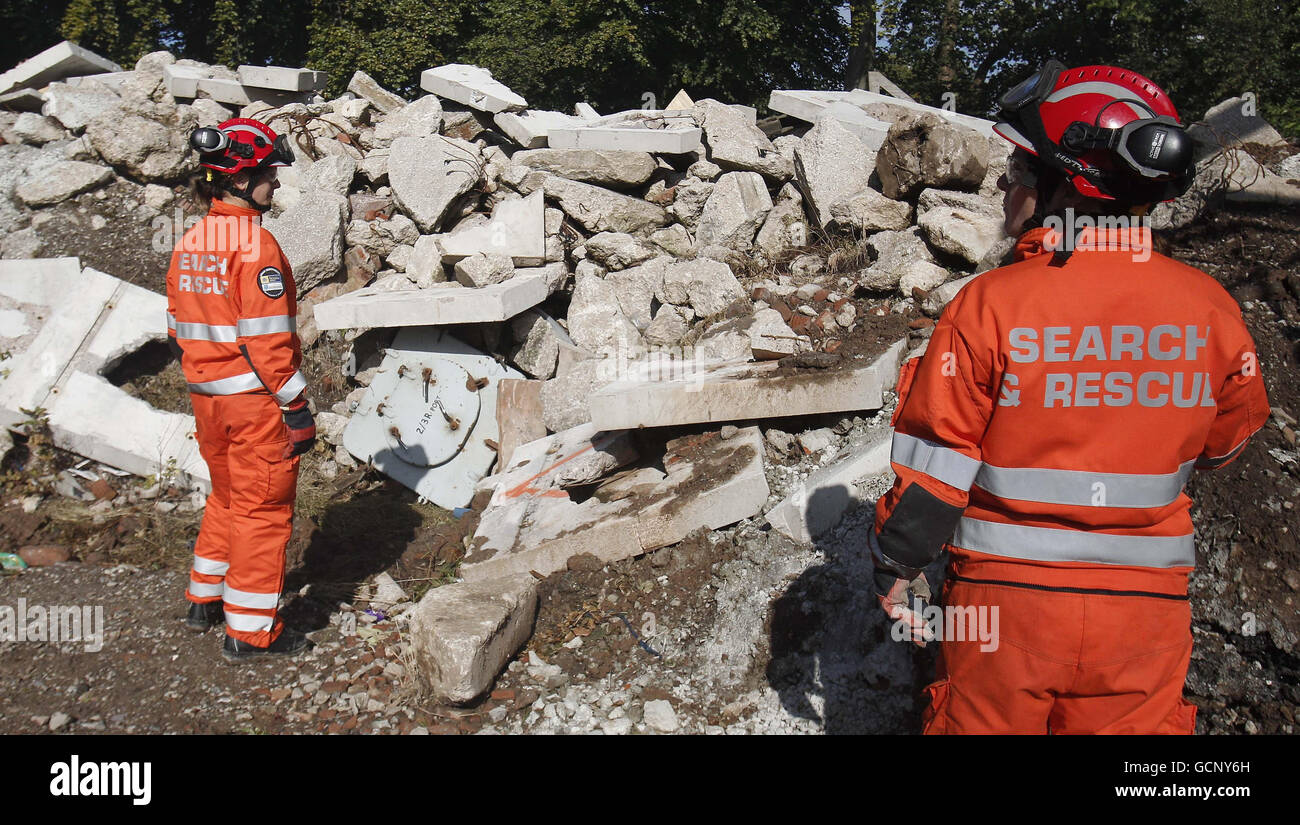 Search and Rescue teams at Merseyside's Croxteth's Fire Station as part ...