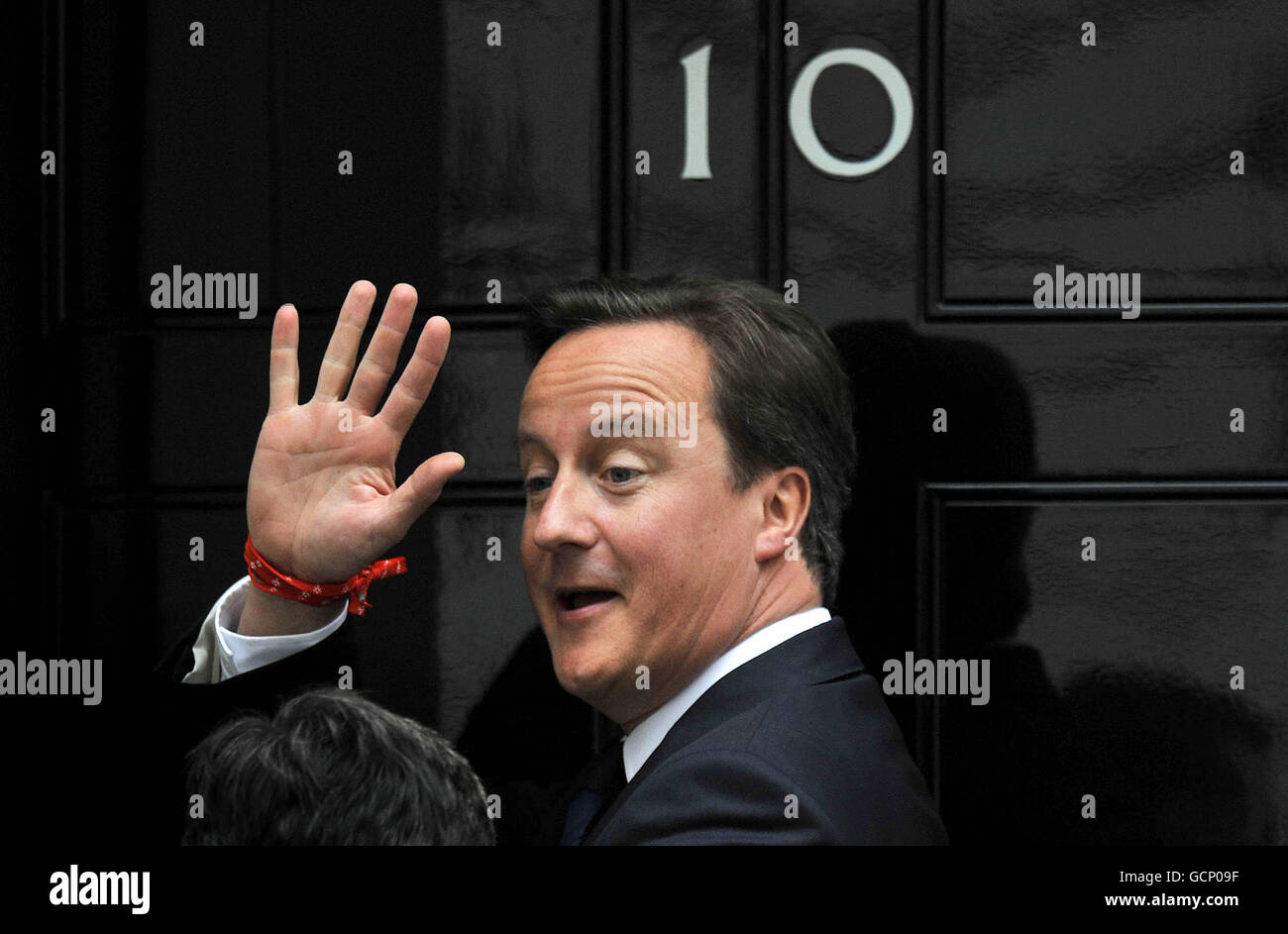 Prime Minister David Cameron outside 10 Downing Street in London ...