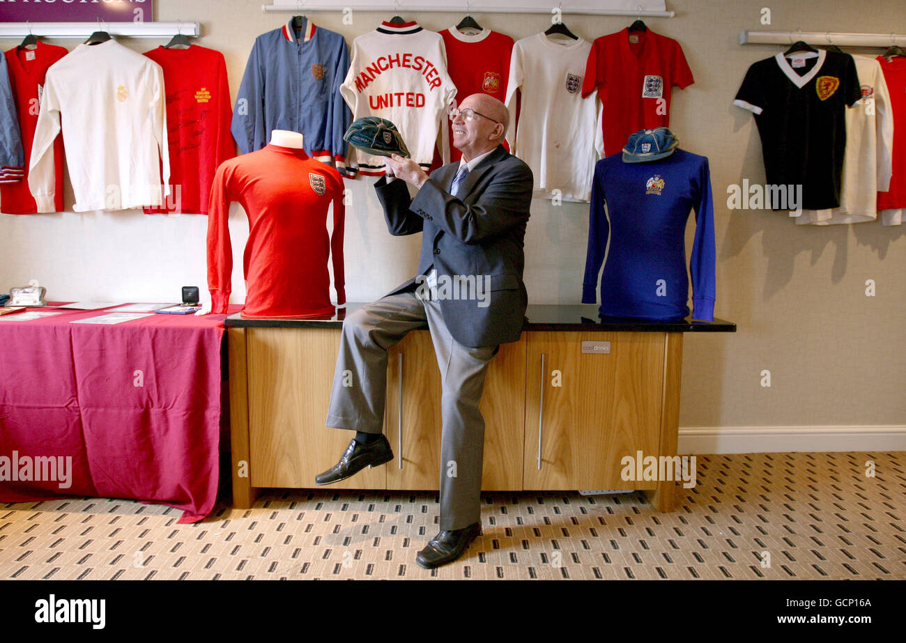 England World Cup winner Nobby Stiles holds his 1966 World Cup ...