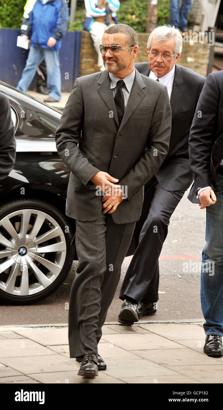 George Michael arrives at Highbury Corner Magistrates' Court in north ...