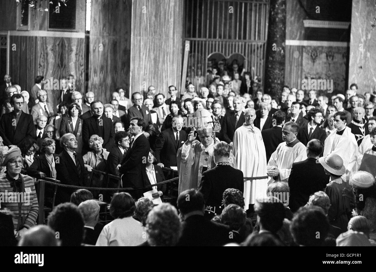 Religion - Pope John Paul II Visit to Britain - Westminster Cathedral ...