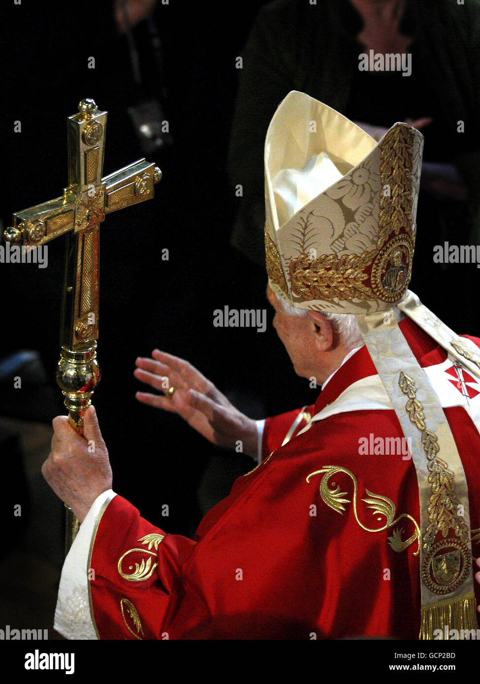 Pope Benedict XVI conducts a mass in Westminster Cathedral in London on ...
