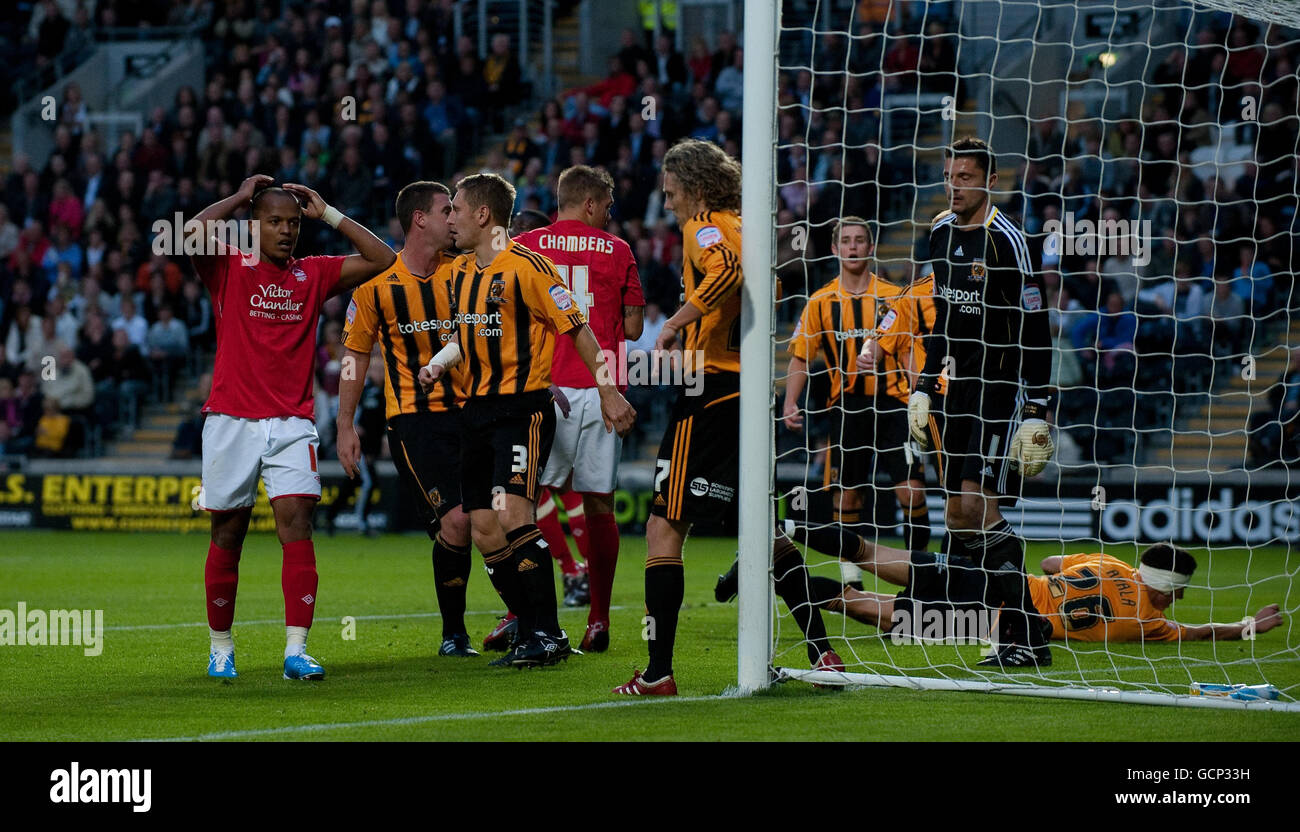 Nottingham forests earnshaw missing football league championship match ...