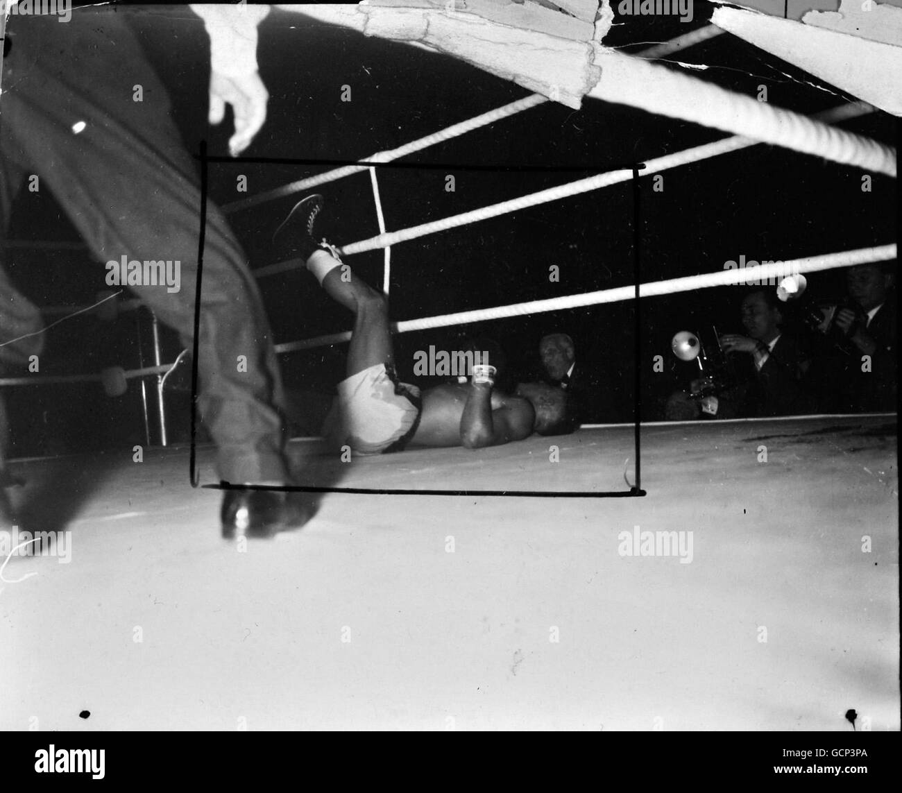 Boxing - Randolph Turpin v NGordon Wallace - Harringay Arena Stock ...