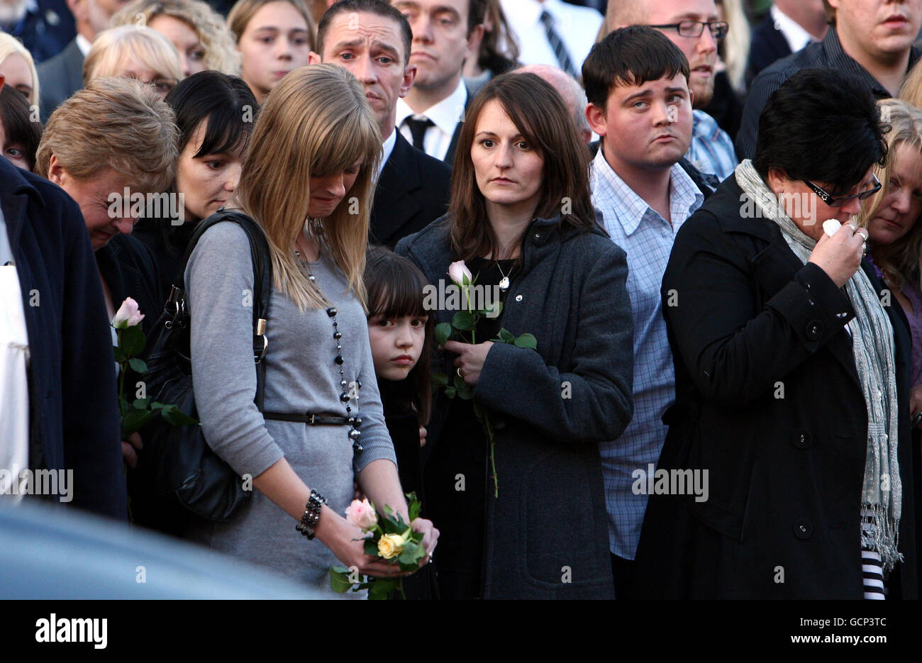 Family and friends of Sergeant Andrew Jones and Trooper Andrew Howarth ...