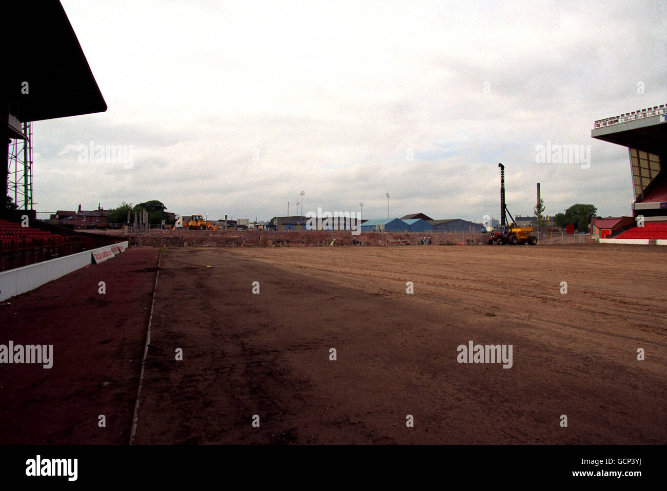 The trent end at forest being rebuilt hi-res stock photography and ...