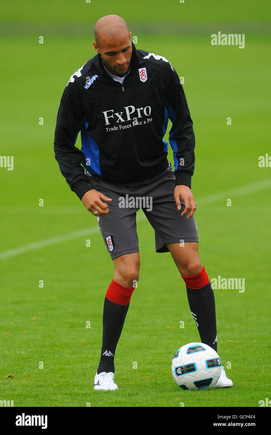 Soccer - Fulham Training - Motspur Park Training Ground. Fulham's ...