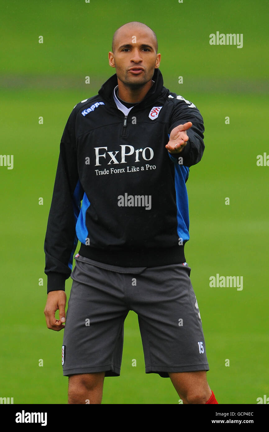 Soccer - Fulham Training - Motspur Park Training Ground. Fulham's ...