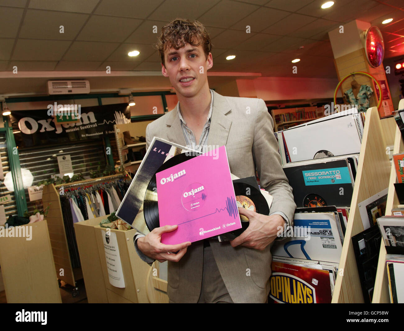 Johnny Borrell during a photocall for Oxjam, a month long festival that ...