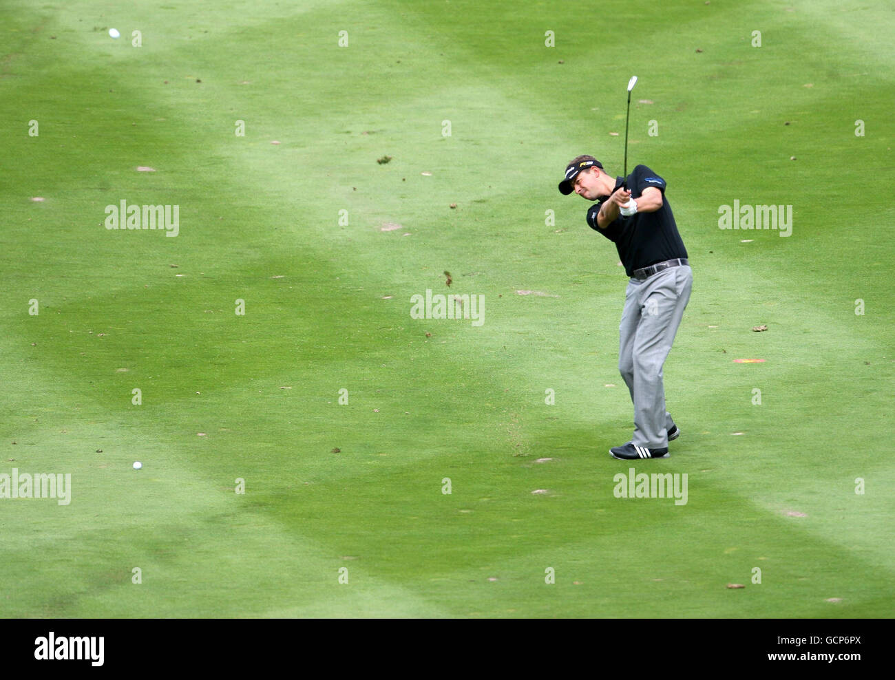 England's Sam Little during Day One of the Johnnie Walker Championship ...