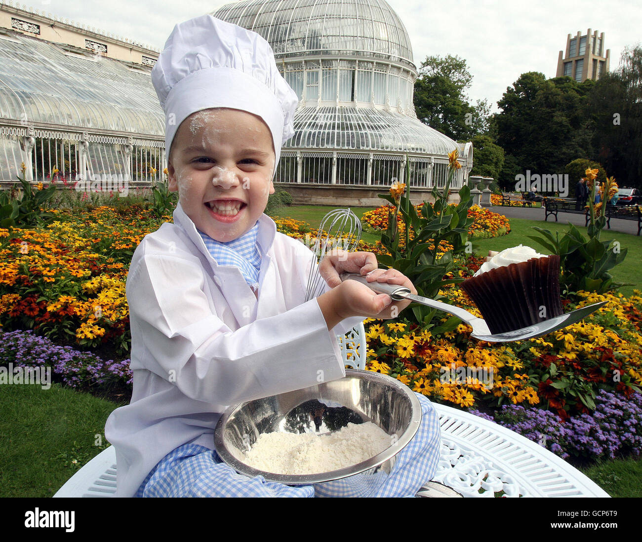 Three year old Adam Webb from Belfast helps launch this year's Taste ...