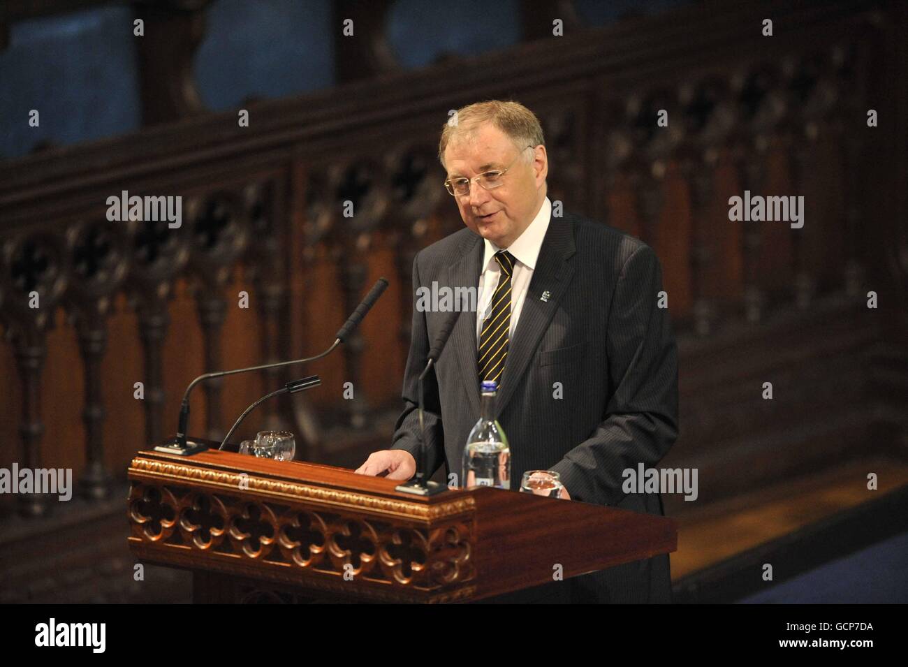 Edwin Morgan funeral Stock Photo - Alamy
