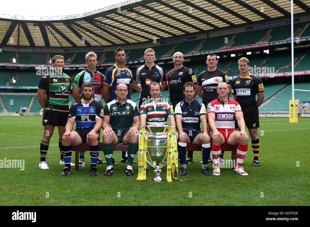 Back row from left, Northampton's Dylan Hartley, Harlequins' Chris ...
