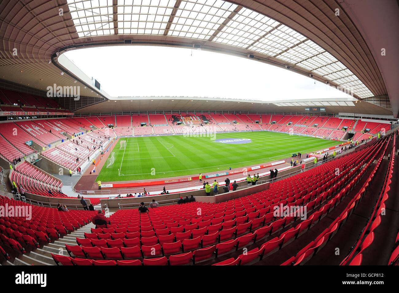 General view of the Stadium of Light, home of Sunderland Stock Photo ...
