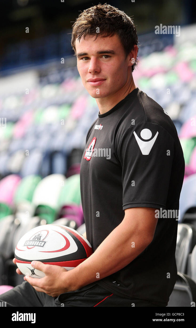 Rugby Union - Edinburgh Rugby Team Announcement - Murrayfield Stock ...
