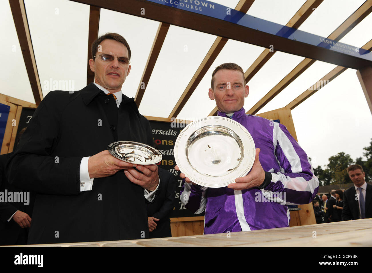 Jockey James Heffernan and trainer Aidan O'Brien after riding Cape ...