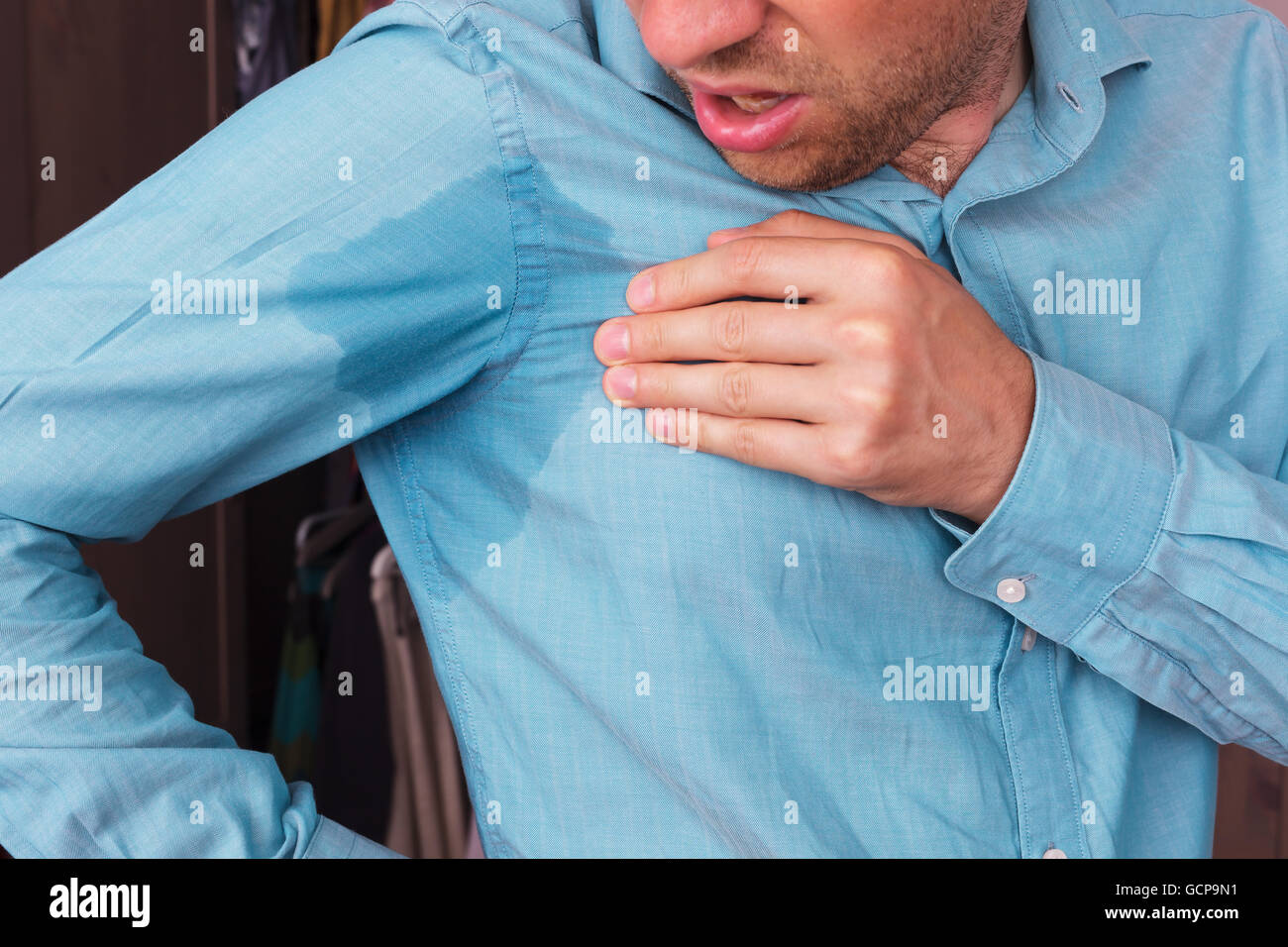 Sweat spot hi-res stock photography and images - Alamy