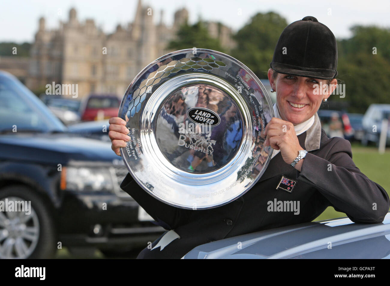 New Zealand's Caroline Powell celebrates after winning the Land Rover ...