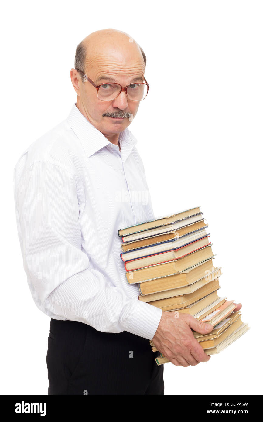 Thirst for knowledge, man prepare for the exam Stock Photo - Alamy