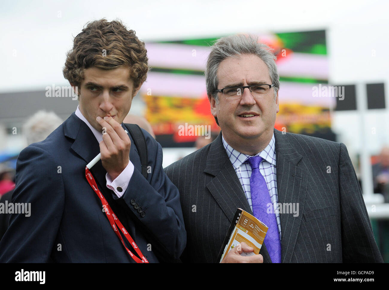 Harry Findlay (right) in the parade ring on The Welcome To Yorkshire ...