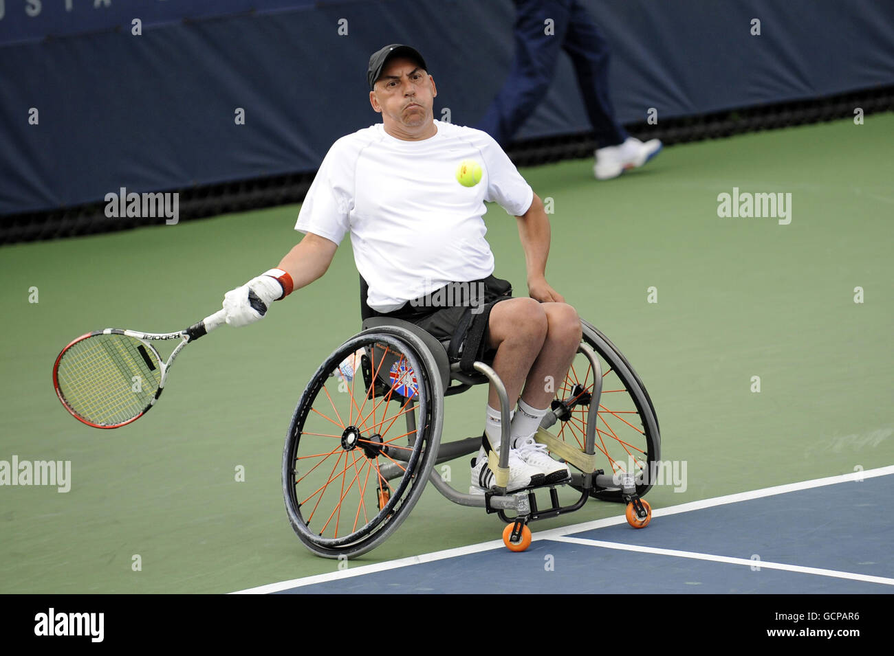 Great Britain's Peter Norfolk in action during day twelve of the US ...