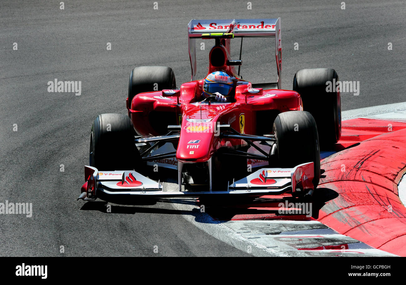 Ferrari's Fernando Alonso during the Qualifying Day at the Monza ...
