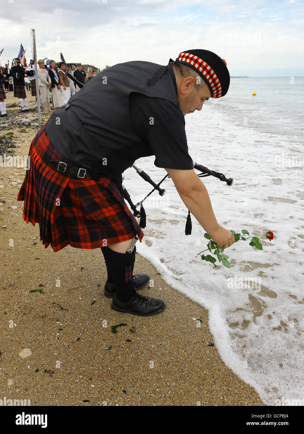 Memorial D Day Piper William Bill Millin High Resolution Stock ...