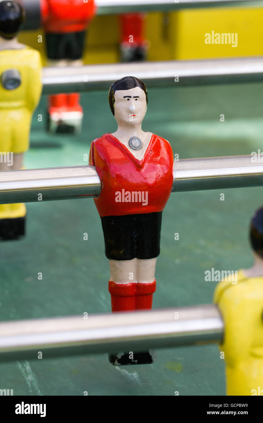 Table football player Stock Photo - Alamy
