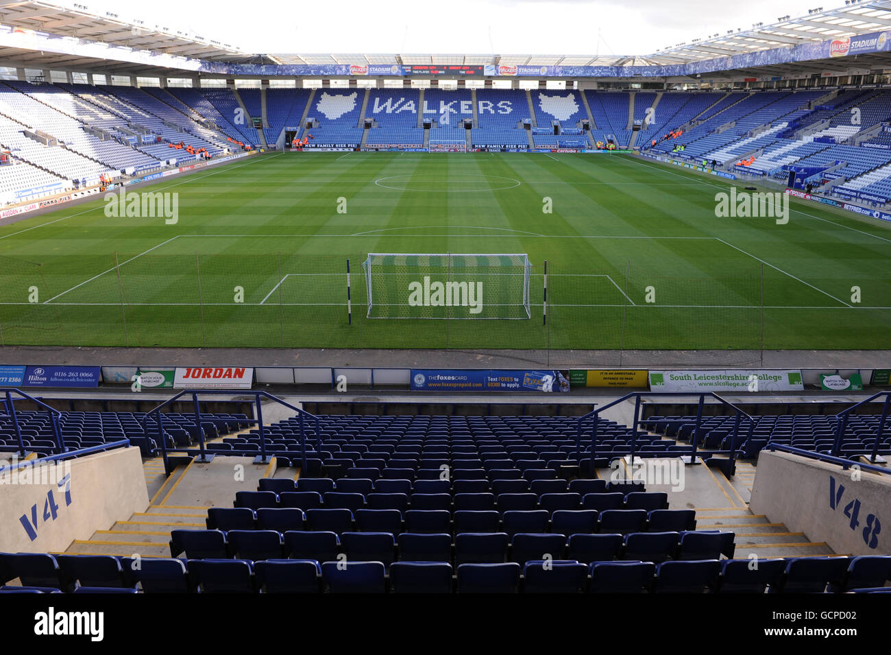 A general view of the Walkers Stadium, home of Leicester City Stock ...