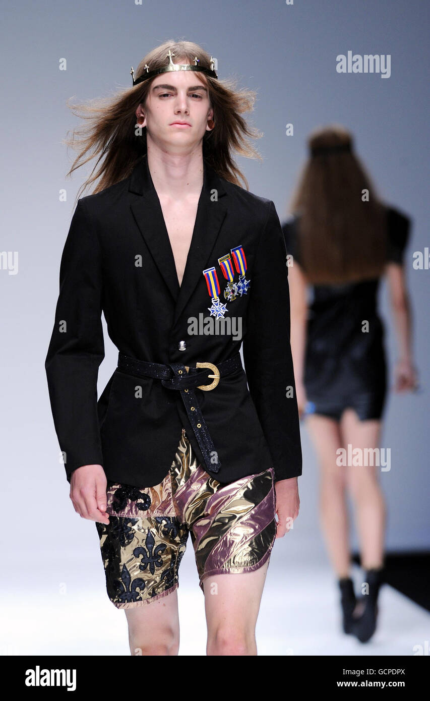 KTZ Catwalk - London Fashion Week Stock Photo - Alamy