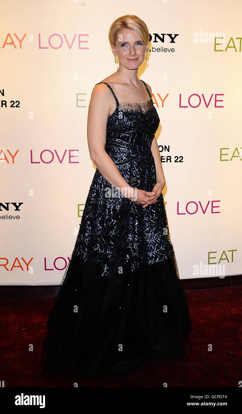 Elizabeth Gilbert arriving for the gala premiere of Eat Pray Love at ...