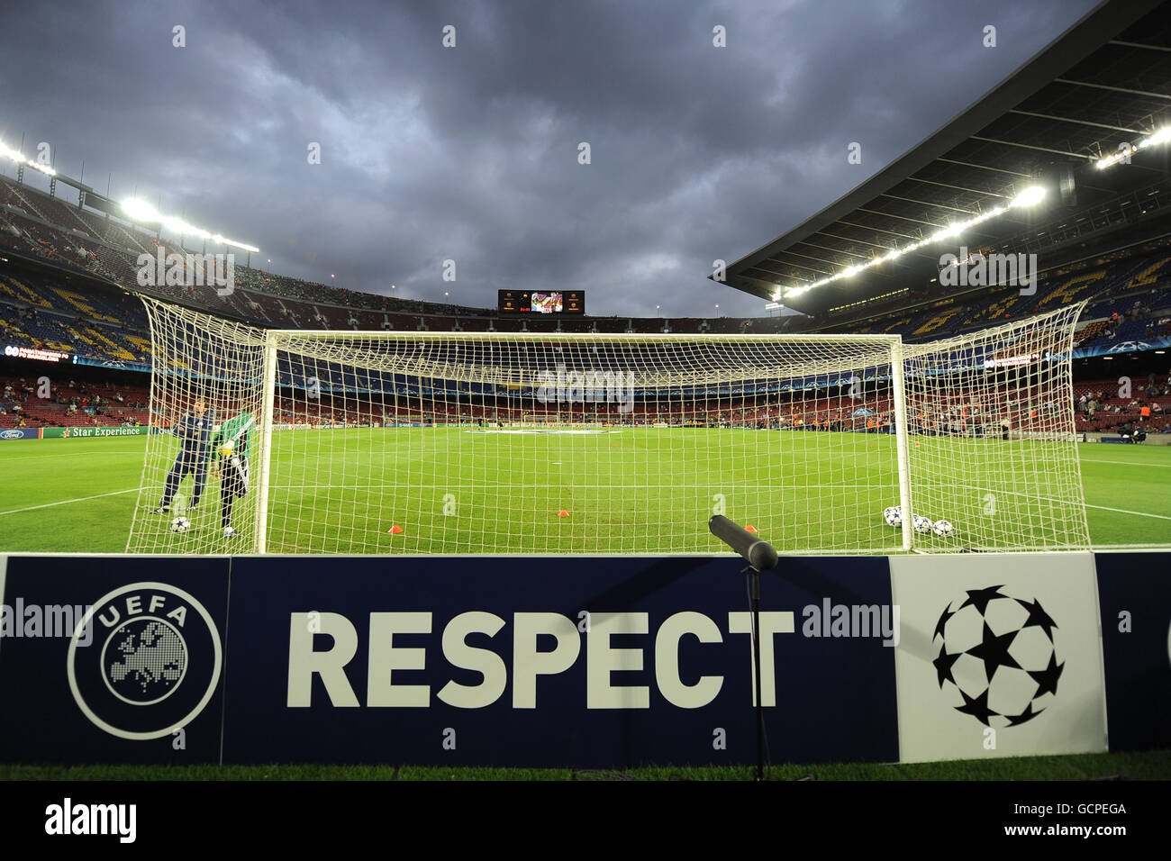 Football uefa respect campaign hi-res stock photography and images - Alamy