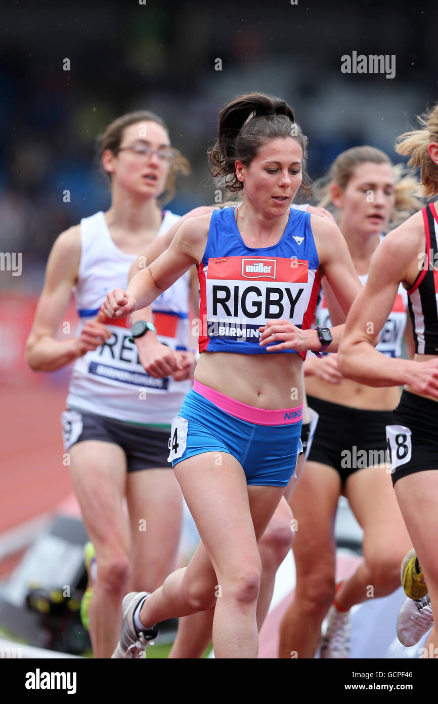 Rebecca RIGBY running in the Women's 5000m - Final, 2016 British ...